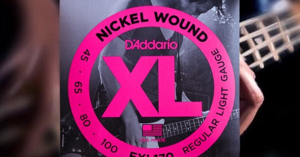 สายเบส D’Addario EXL170 Nickel Wound 4 String Bass 045 065 080 100