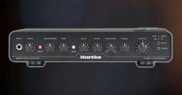 HARTKE LX8500-800W BASS HEAD WITH TUBE PREAMP