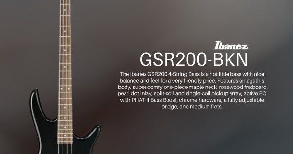 Ibanez GSR200 BK