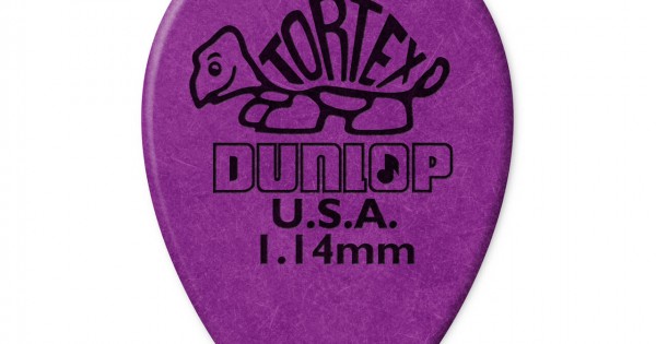 DUNLOP TORTEX® SMALL TEARDROP PICK 1.14MM 423-114