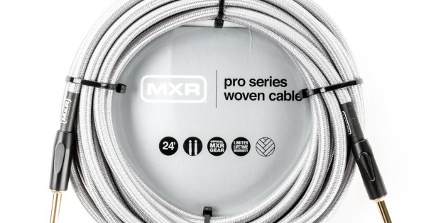 MXR® 24FT PRO SERIES WOVEN INSTRUMENT CABLE - STRAIGHT / STRAIGHT DCIW24