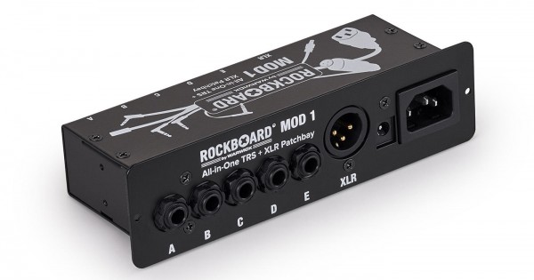 RockBoard MOD 1 V2 – All-in-One TRS & XLR, IEC & Barrel Patchbay