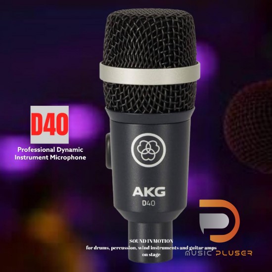 AKG D40 Professional Dynamic Instrument Microphone