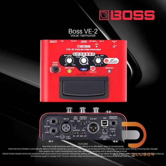 Boss VE-2 Vocal Harmonist