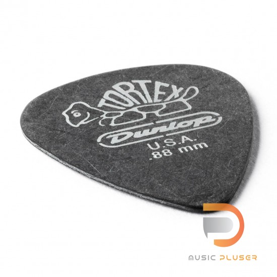 DUNLOP TORTEX® PITCH BLACK STANDARD PICK .88MM 488-088