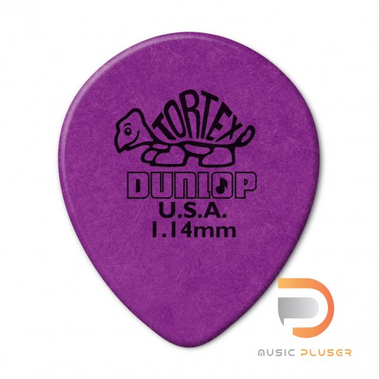 DUNLOP TORTEX® TEARDROP PICK 1.14MM 413-114