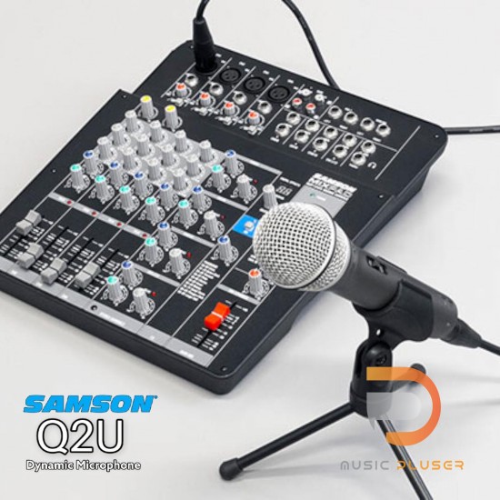 USB ไมโคโฟน Samson รุ่น Q2U : Recording and Podcasting Pack - USB/XLR ...